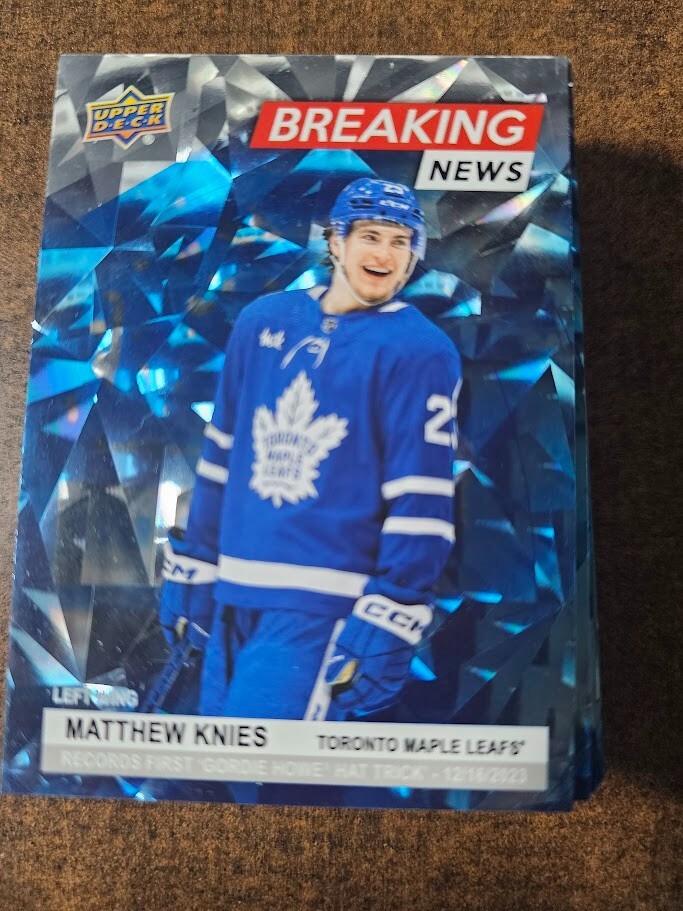 2024-25 Upper Deck Breaking News COMPLETE SET 34 Cards Bedard Mcdavid ...