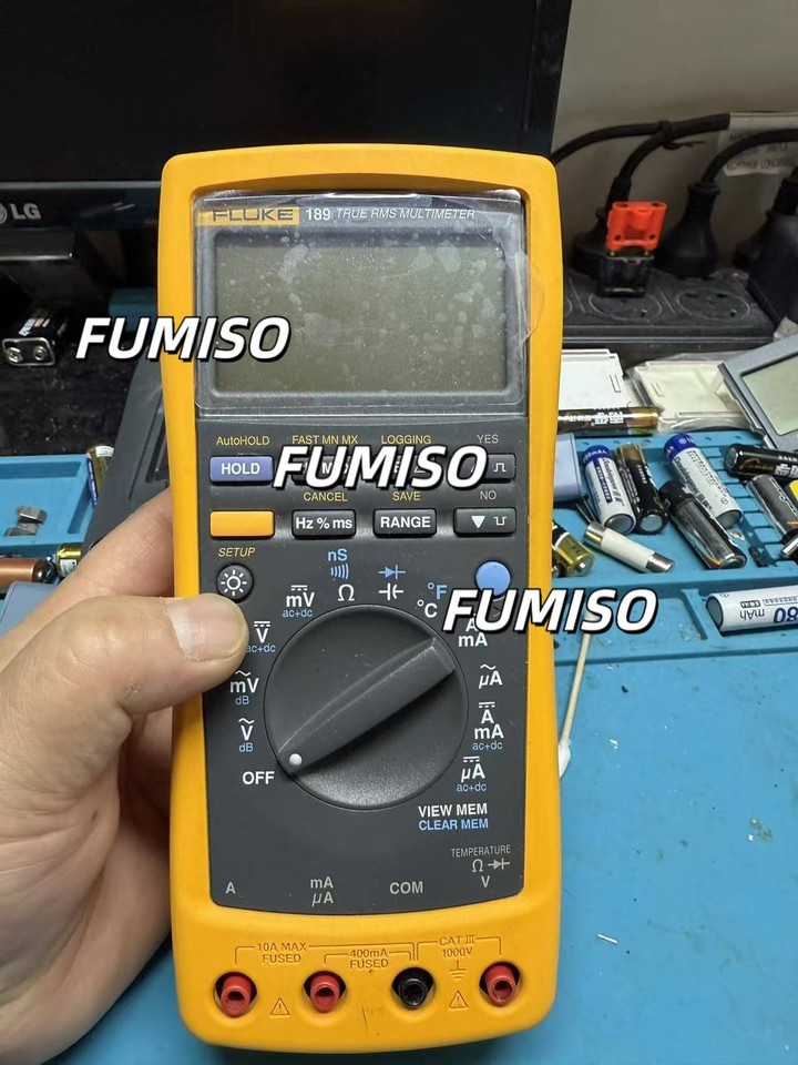 1PC Fluke 189 True RMS Digital Multimeter With test leads /Good ...