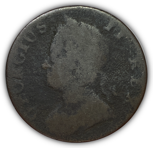 1740 Half Penny Great Britain UK George II Good G Coin #28410 | eBay