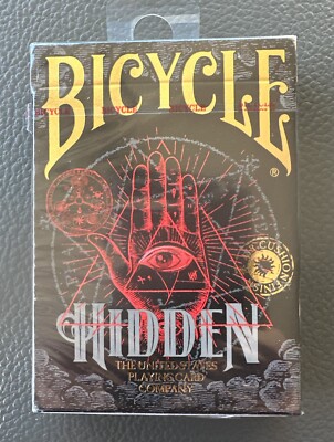 Bicycle -Hidden- Poker Sized Playing Cards Made in USA | eBay