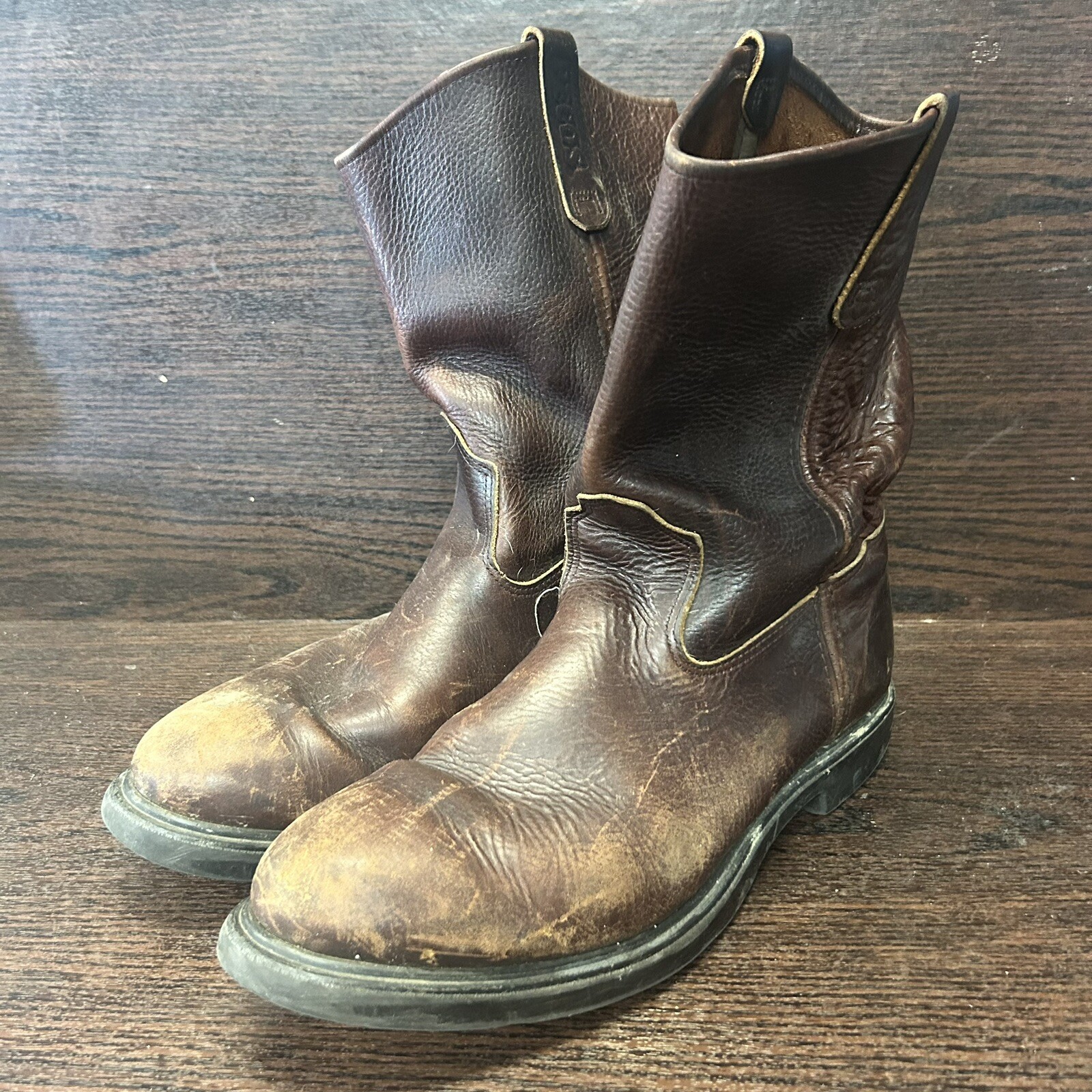 Red Wing Pecos Mens Boots Shoes Brown Leather Size 12… - Gem