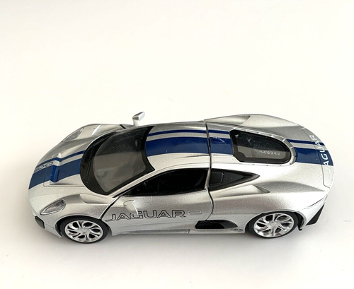 JAGUAR CX75 Hybrid Prototype 1:32 scale - Silver MSZ Diecast Model Car ...