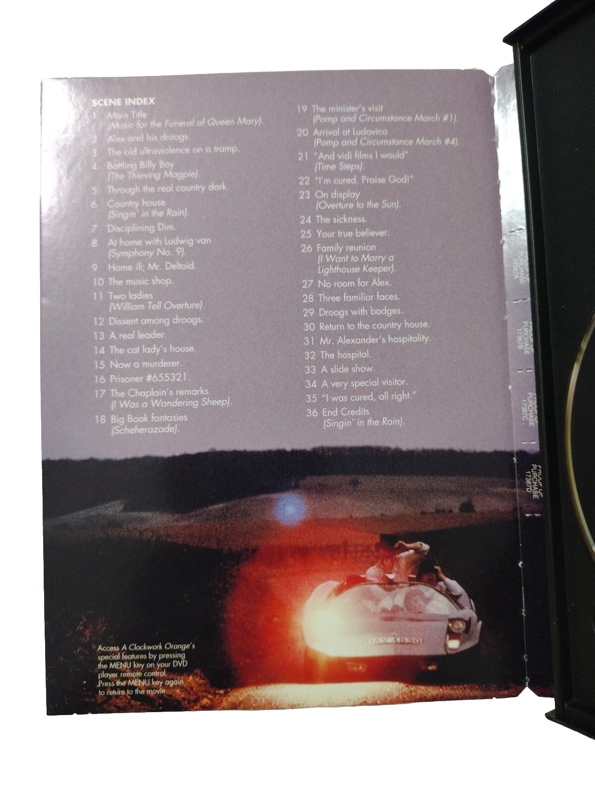 A Clockwork Orange DVD 1971 Dystopian Sci-Fi Movie Classic Snap Case ...