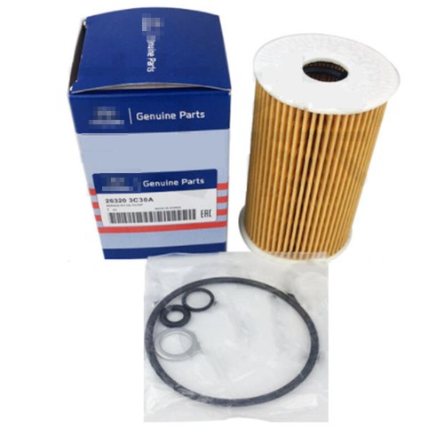 For Hyundai Kia oil filter, car filter element, oil grid filter 26320 ...