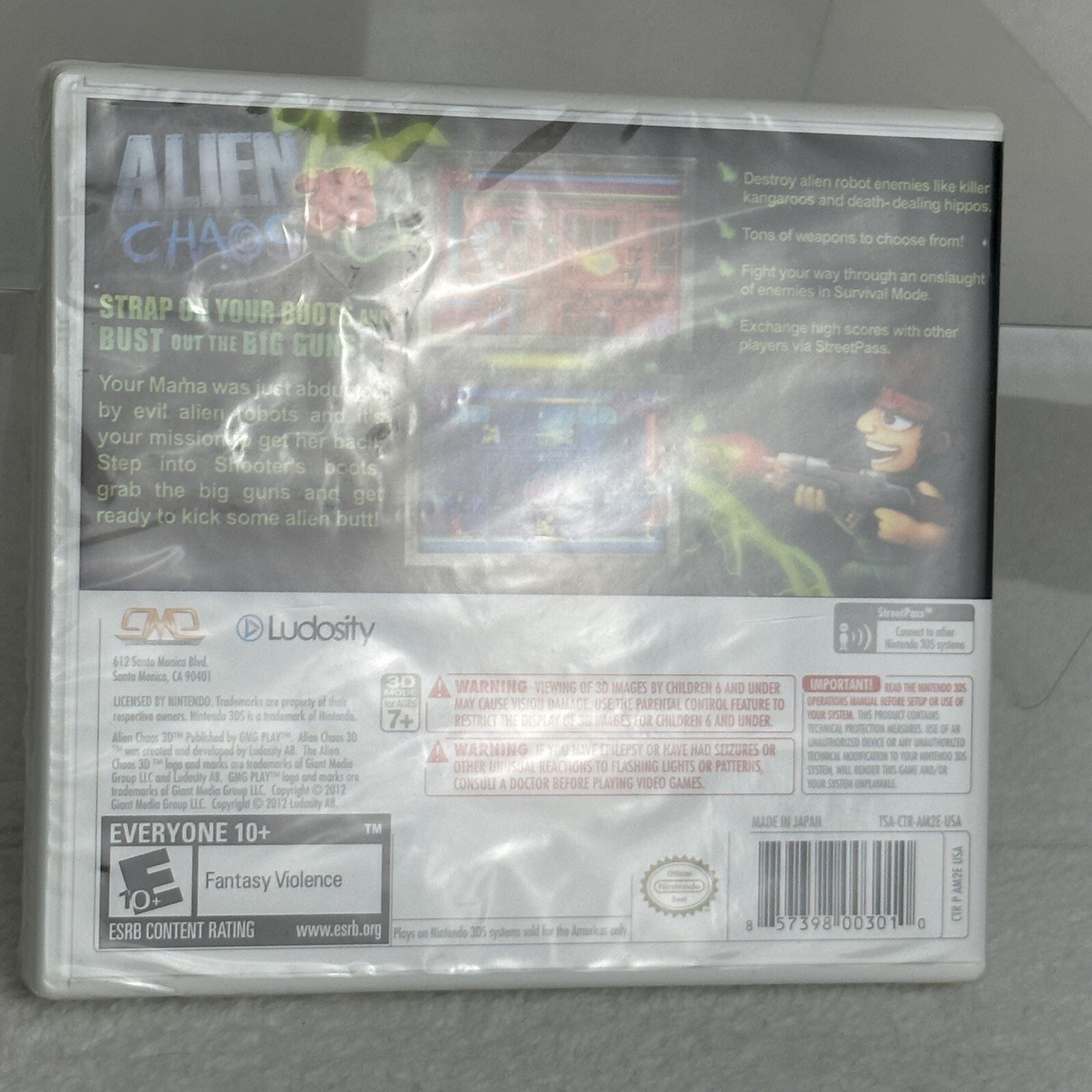 Alien Chaos 3D (Nintendo 3DS, 2012) for sale online | eBay