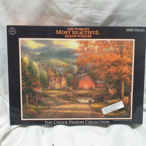 Chuck Pinson Collection 1000p Jigsaw Country Roads Preloved Free Post ...