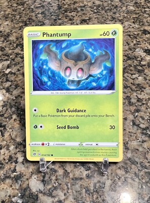 Phantump 014/192 Rebel Clash Pokemon Card NM | eBay