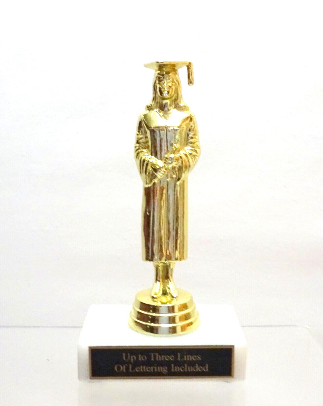 GRADUATE TROPHY, SCHOLASTIC, ACADEMIC, MALE OR FEMALE | eBay