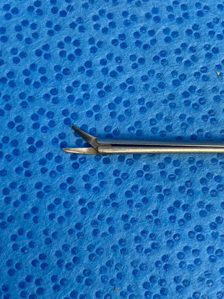 Storz G-5967-4 Long Thin Single Action Sharp Tip Scissor Forcep 7" ENT ...