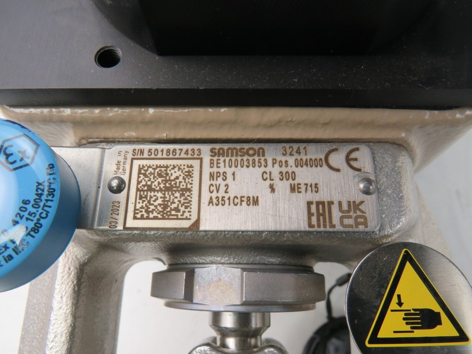 SAMSON 3241-7 3277 3241 1170-2027 CL300 CF8M Pneumatic Actuator | eBay