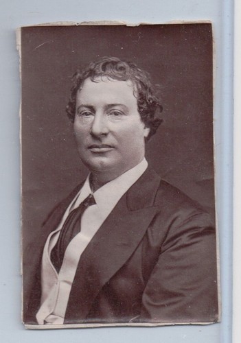 Vintage CDV Henry Sinclair Victorian Actor | eBay