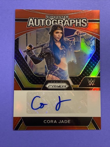 2024 Panini Prizm WWE - CORA JADE Superstar Autograph Auto Red 10/99 | eBay