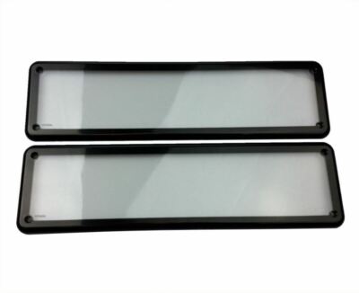 NUMBER PLATE COVER KIT - SLIMLINE EURO SIZE - VIC PLATES (2) | eBay