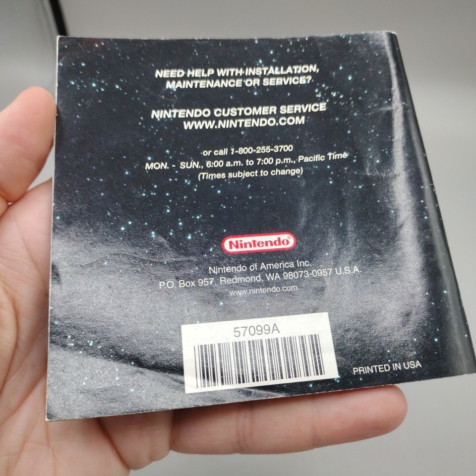 Metroid Prime: Hunters Nintendo DS Replacement Manual Instruction ...