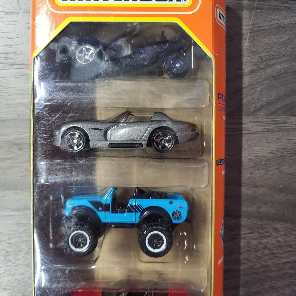 Matchbox Blue Highways III 5-Pack Diecast Toy Car Set 1:64 Multicolor ...