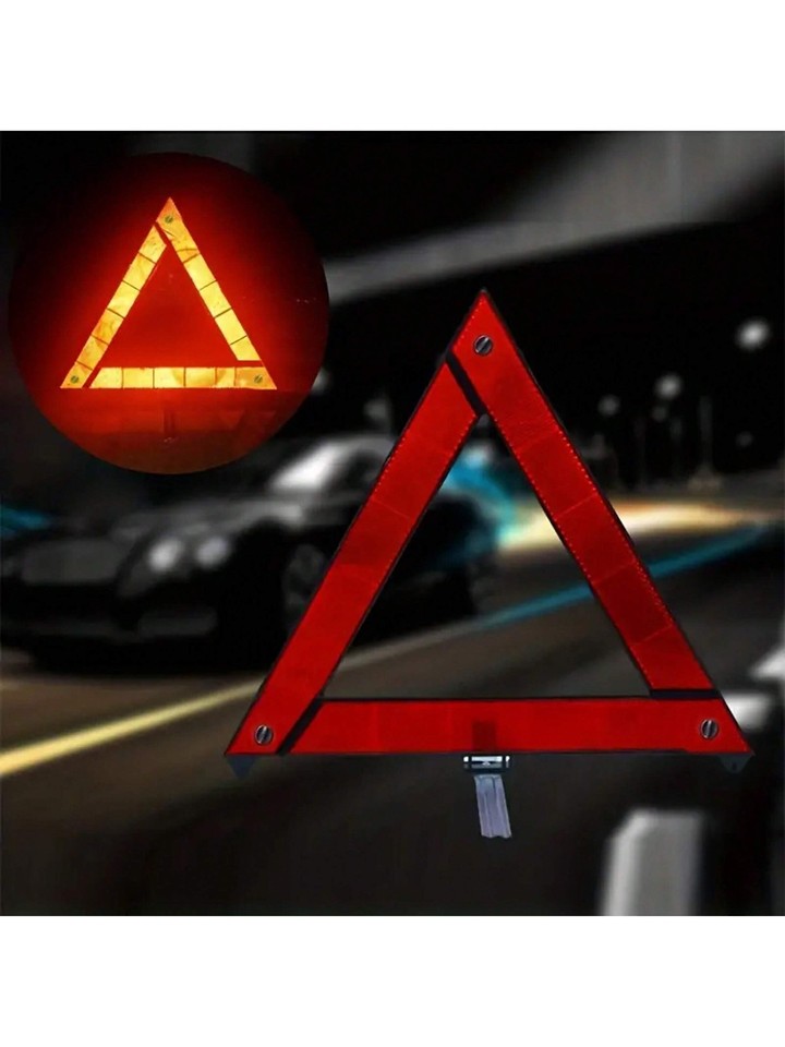 Warning Triangle Reflective Road Emergency Breakdown Safety Hazard ...