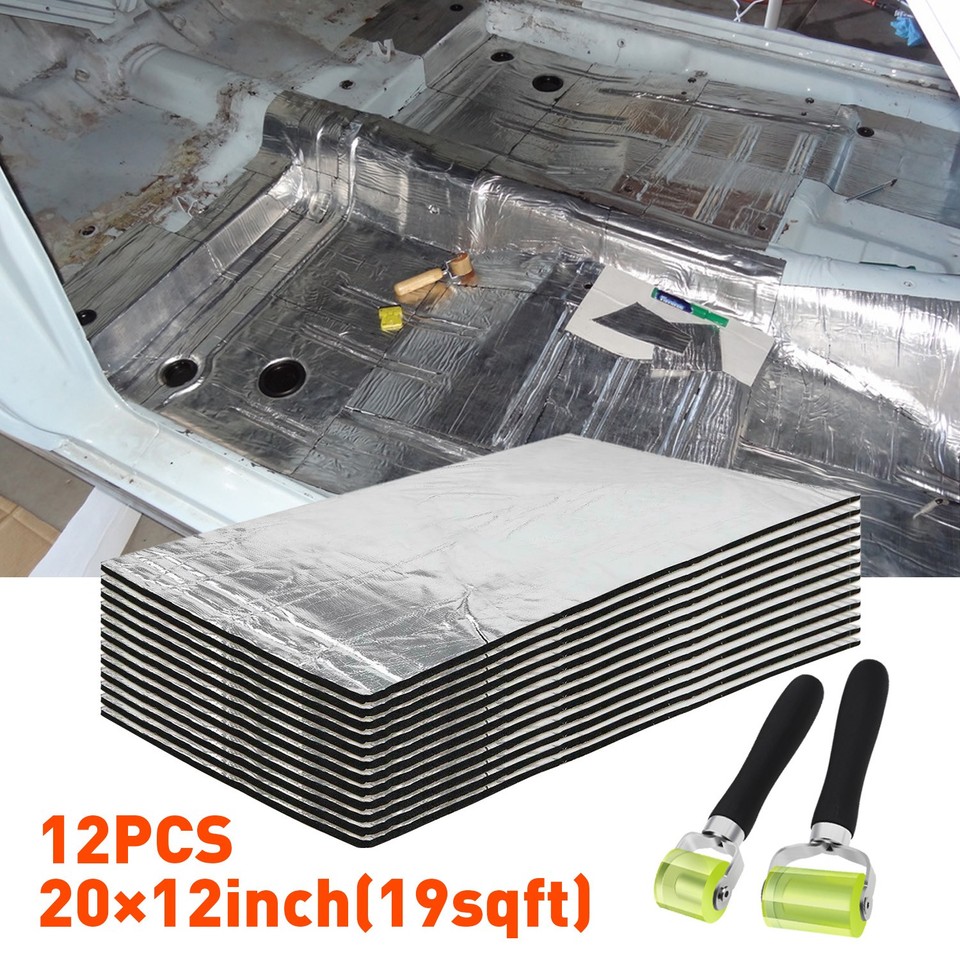 Automotive Noise Deadening Heat Shield Insulation Sound Deadener Mat ...