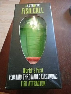NEW In Box Tactibite Fish Call Floating Throwable Electronic Fish ...