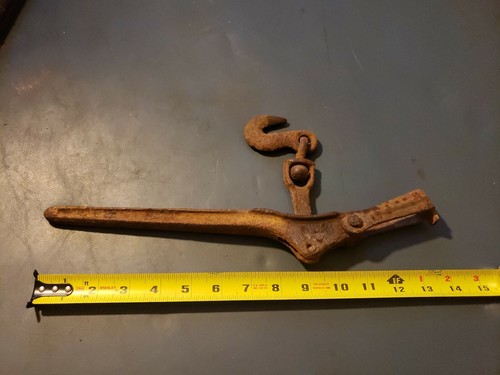 Small Lever Type Load Chain Binder Boomer, USED craft, decoration ...