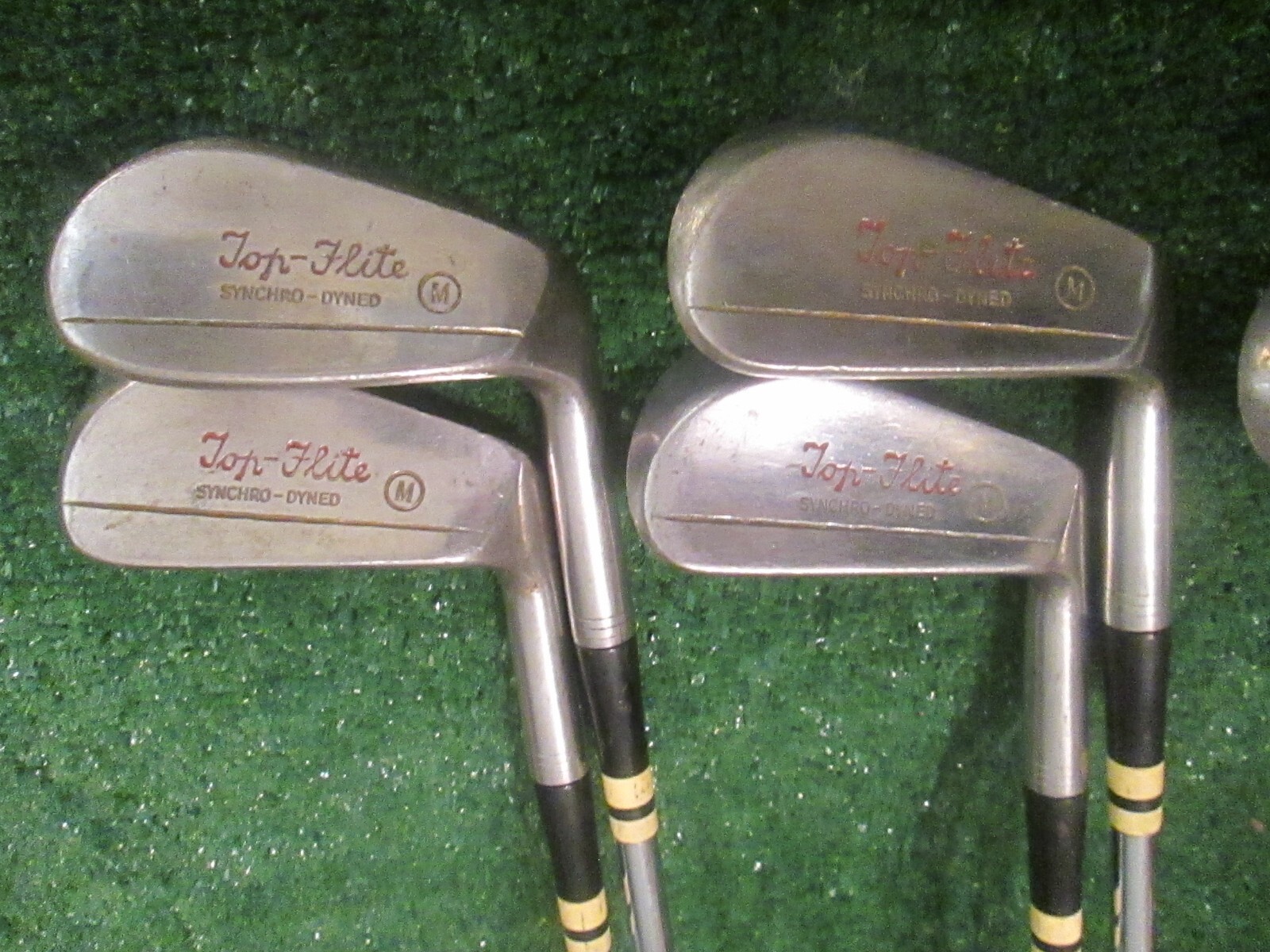 Golf Vintage Spalding Top Flite Synchro Dyned M Iron Set All Original 2 ...