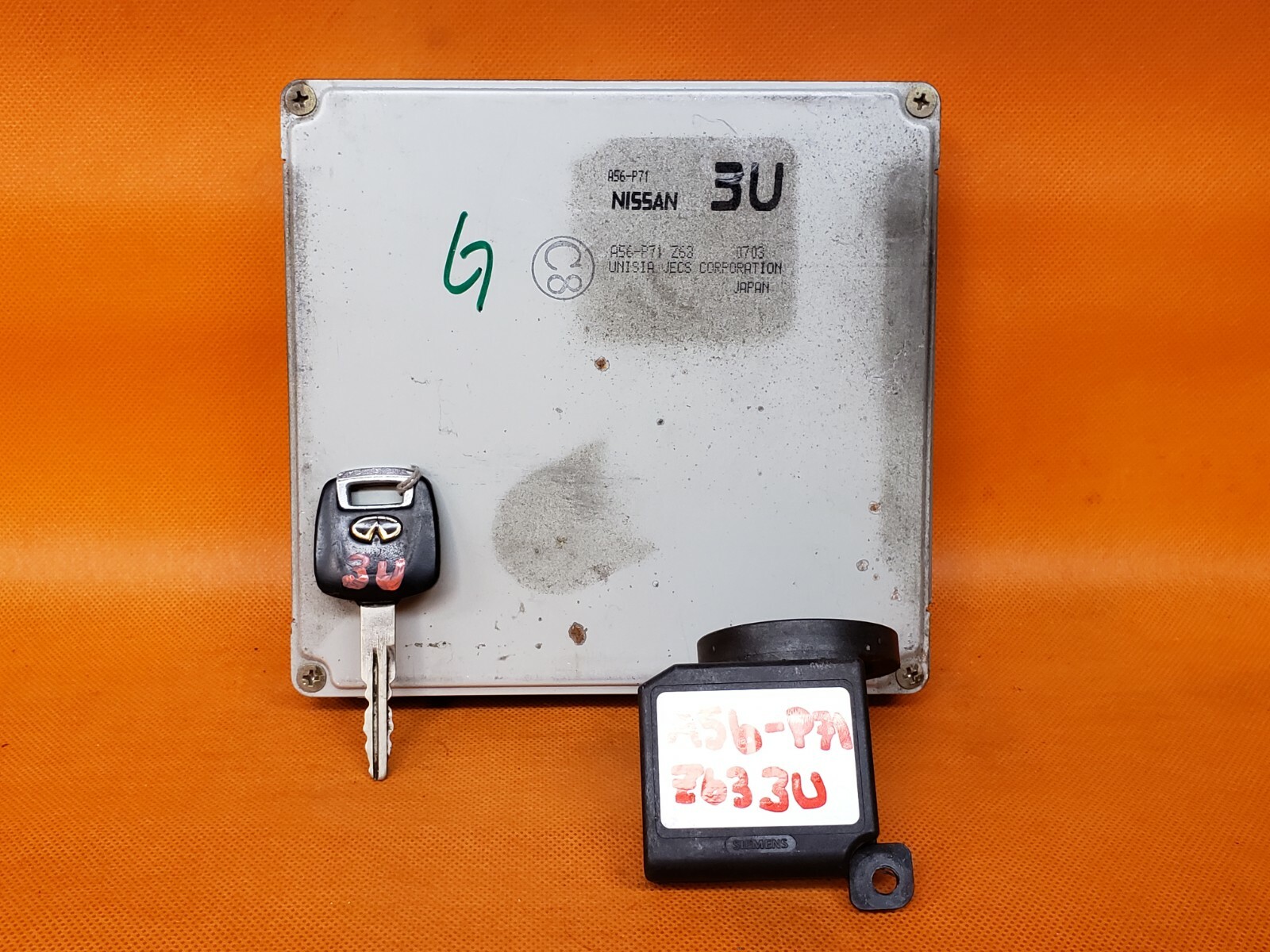 PROGRAMMED KEY PLUG PLAY 01 MAXIMA I30 ECU ECM PCM CONTROL A56-P71 Z63 ...