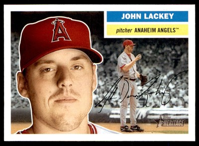 2005 MINT _ Topps Heritage John Lackey Anaheim Angels #382 | eBay