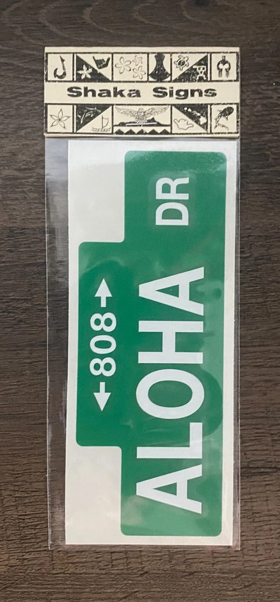 Aloha Street Sign