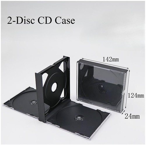 Double 2-Disc CD Case For Sony PlayStation 1 PS1 Video Game Replace ...
