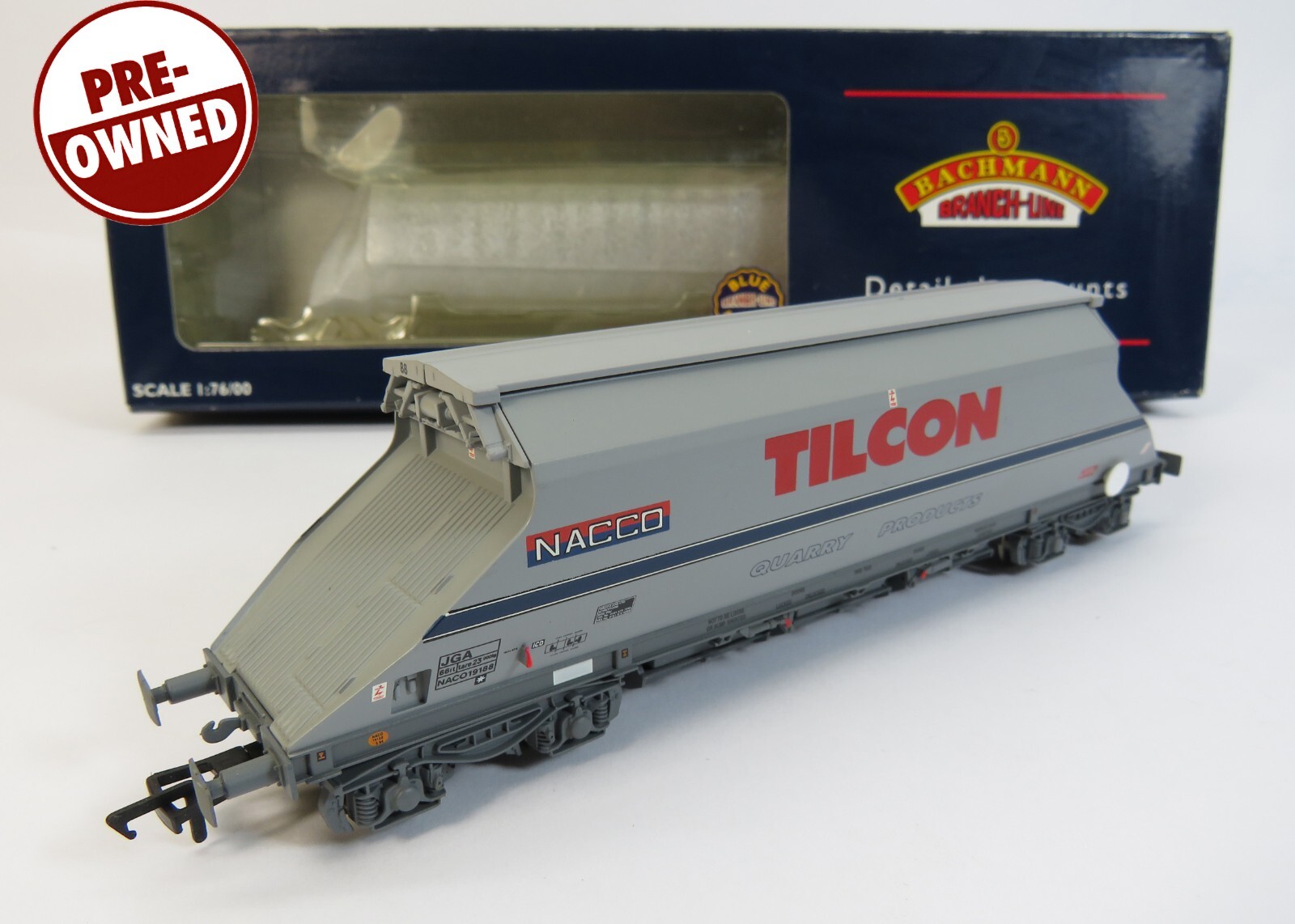 RAKE of 3 BACHMANN 90T JGA BOGIE HOPPERS "TILCON". . for sale online | eBay