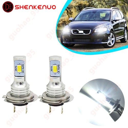 For Volvo V50 Xenon Super Bright White HID Low Dip Beam LED Headlight ...