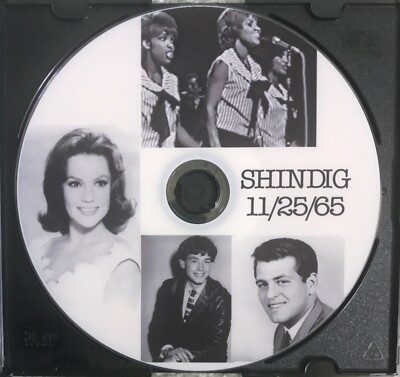 SHINDIG TV show DVD Nov. 25, 1965 Great Qual. Len Barry Don Ho Bobby ...
