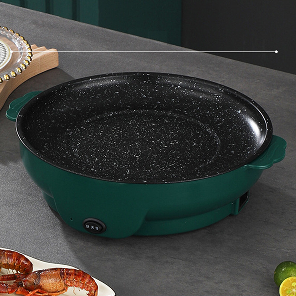 Home Multifunction Electric Skillet Hot Pot Cooker Portable Frying Pan ...