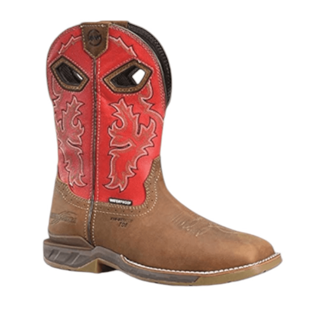 New Phantom Rider Double H Work Western Cowboy Henley Roper Boots 10 2E ...