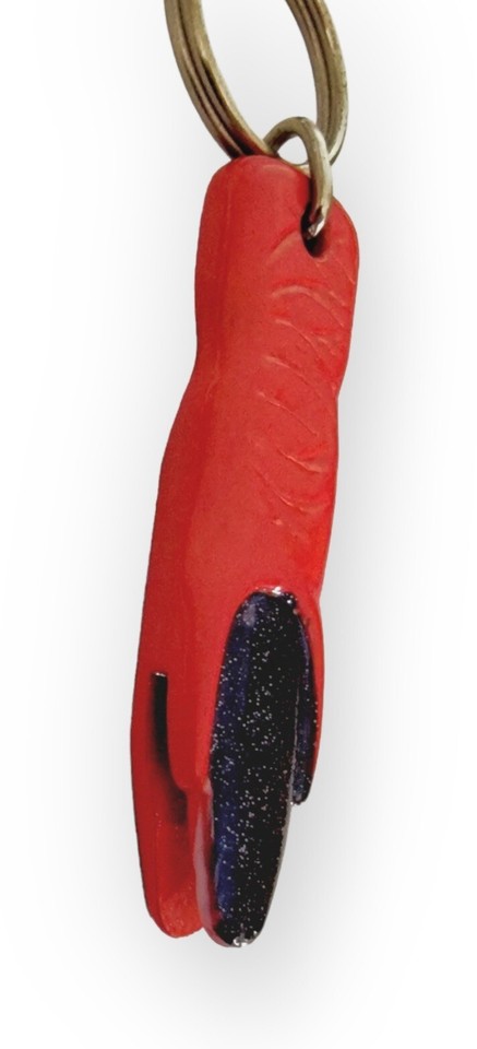 Vintage Lady Finger Keychain Manicure Fingernail Saver Soda Tab Opener ...