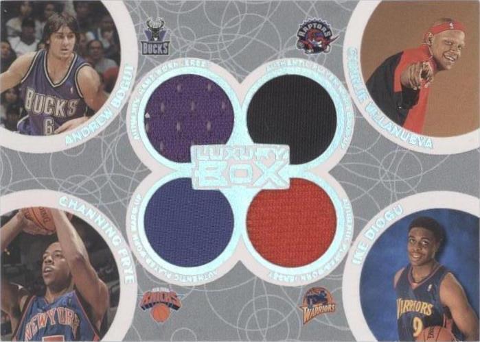 2005-06 Topps Luxury Box - Box Out Relics Andrew Bogut, Channing Frye ...
