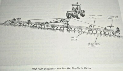 John Deere 1850 1860 Field Conditioner Operators Manual Original! OM ...