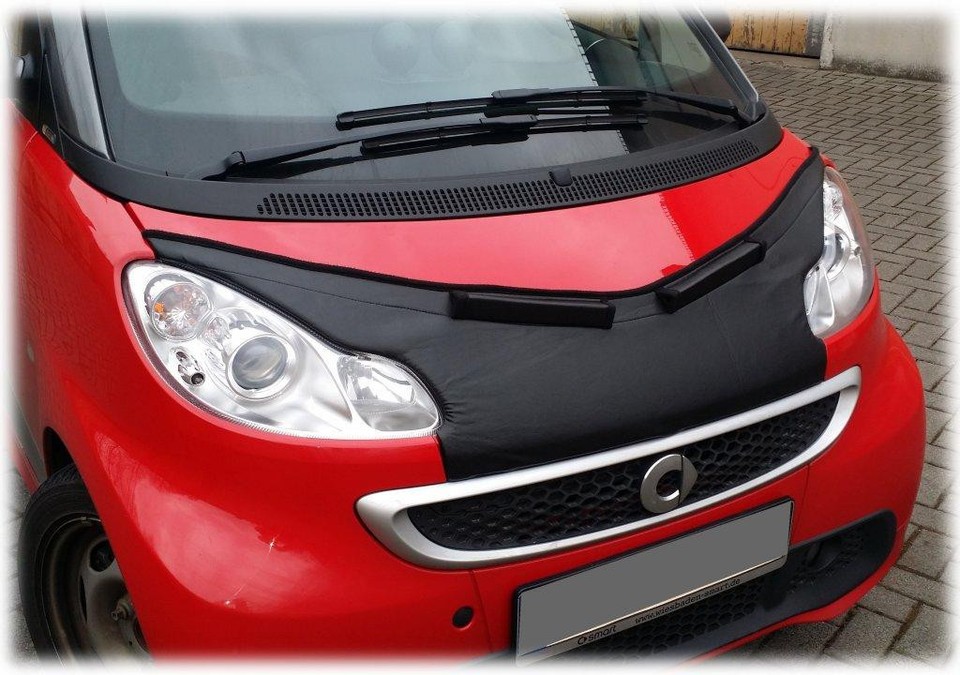 CAR HOOD BRA fit Smart Fortwo W451 2007-2014 NOSE FRONT END MASK BRABUS ...