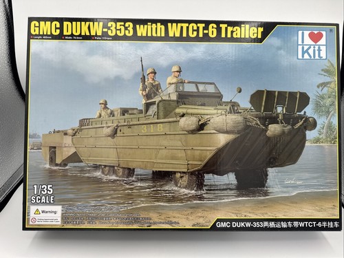 Trumpeter 63539 1/35 DUKW-353 Amphibious Truck w/WTCT-6 Trailer Model ...