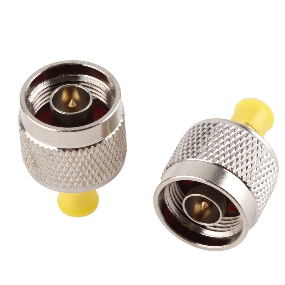 2pcs Type N Male To SMA Female RF Connector Coaxial Adapter Test ...