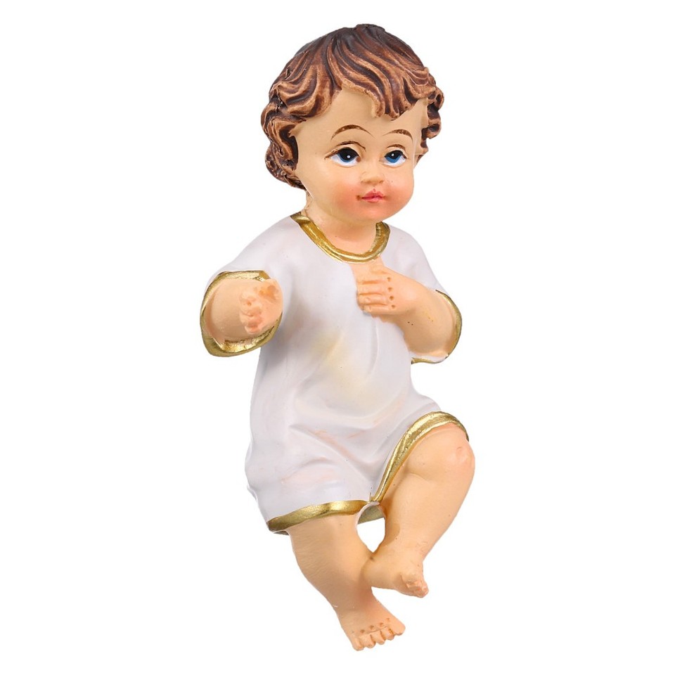 Mini Jesus Baby Statue Religious Saint Baby Resin Figurine Ornament ...