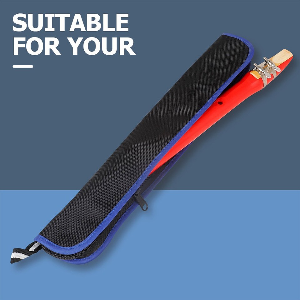 2 Pcs Recorder Instrument Storage Case Harmonica Bag Flute Organizer ...