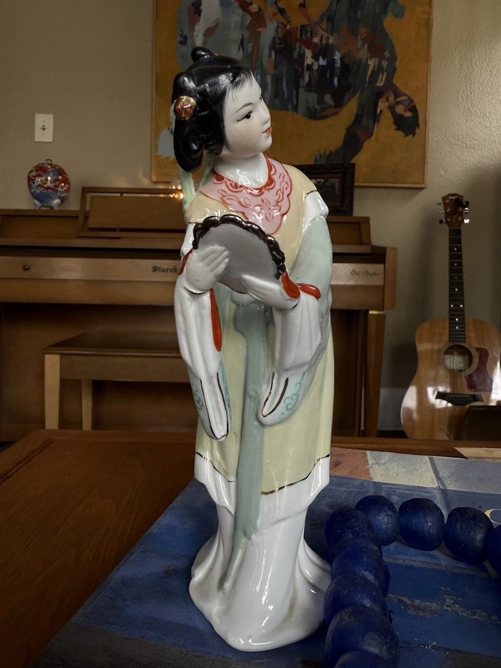 Vintage Porcelain Ceramic Geisha Girl | eBay