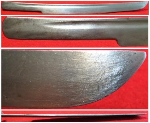 Long Blade Knife Blank Made from a Sword Blade | eBay
