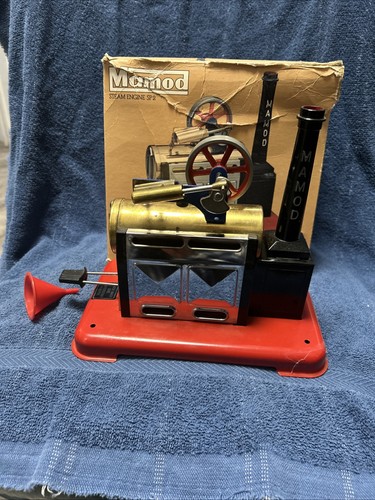 Mamod SP2 Single Cylinder Live Steam Engine Power Source Stationary Toy ...