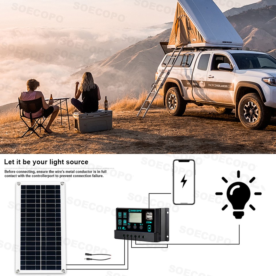 6000W Solar System for Home Complete Kit Solar Generator 110V/220V ...