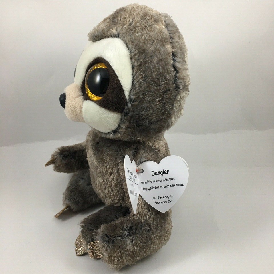 TY Beanie Boos 6" DANGLER the Sloth Plush Stuffed Animal Toy MWMTs Ty ...