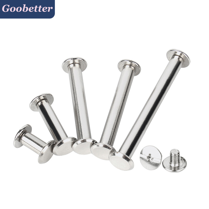 Low Profile Binding Barrel Nuts with Chicago Screws Bolt 304 Stainless ...