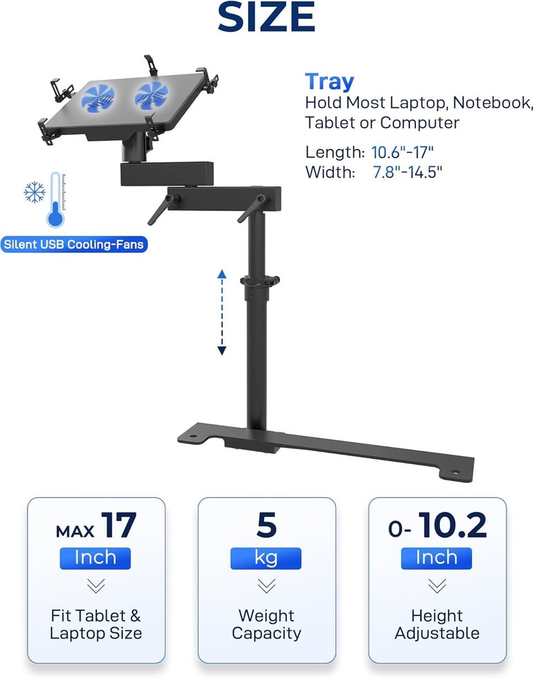 Truck Laptop Mount Fit for Chevy Silverado, Tahoe, GMC Sierra ...