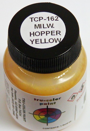 MILW HOPPER YELLOW TRU-COLOR AIR BRUSH READY PAINT N HO O On30 Model RR ...