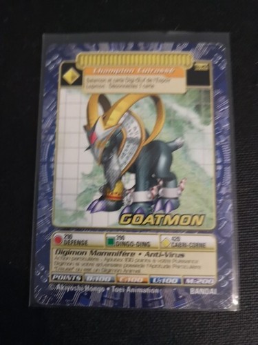 Goatmon Carte Digimon Fr Serie 3 4 5 6 Bo-205 | eBay